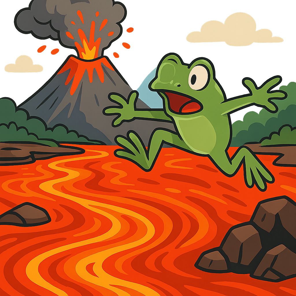 Do Invisible Lava Frogs Really Exist and What's Their Role in Volcanism?