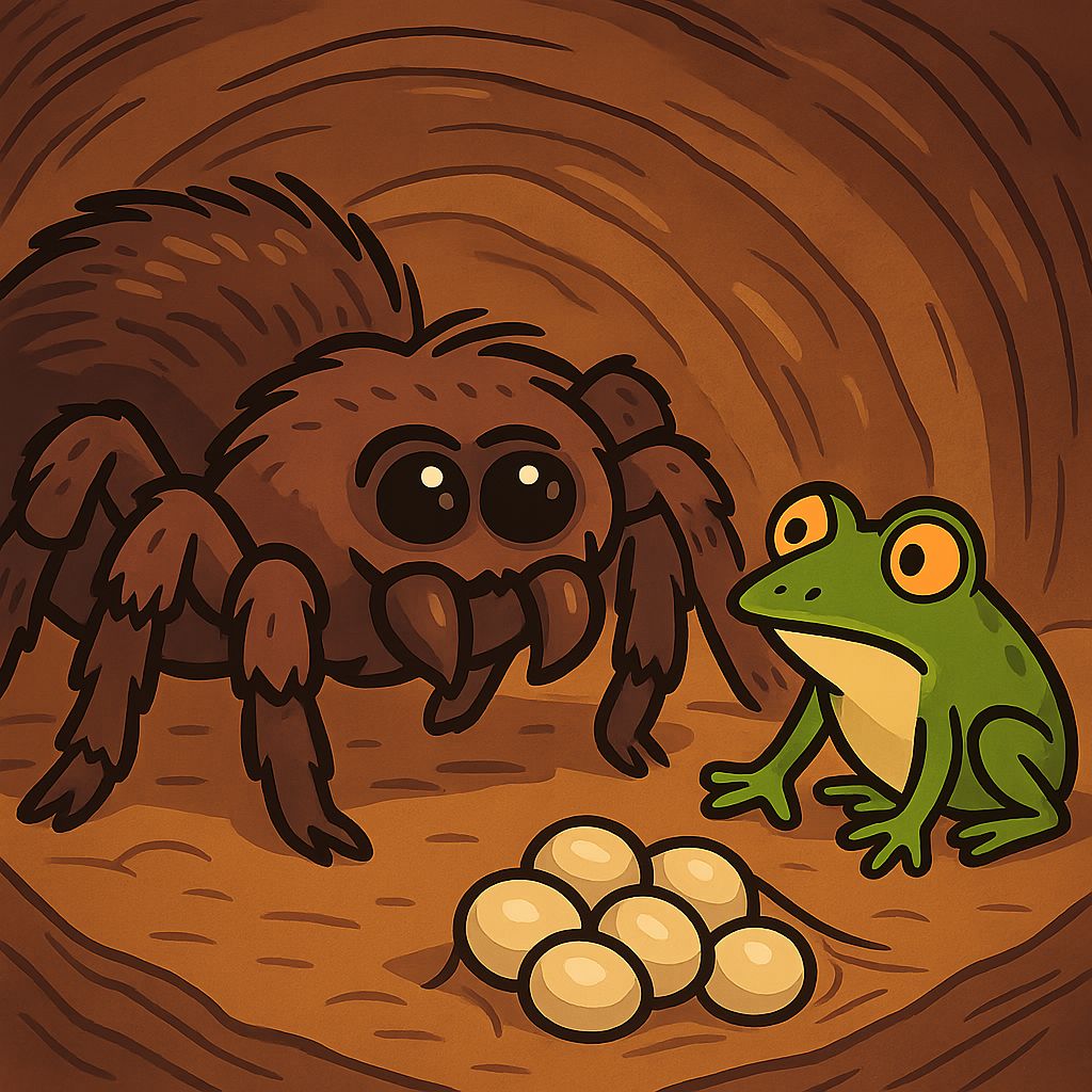 Why Do Tarantulas Keep Frogs as Pets? The Real Reason Spiders Befriend ...
